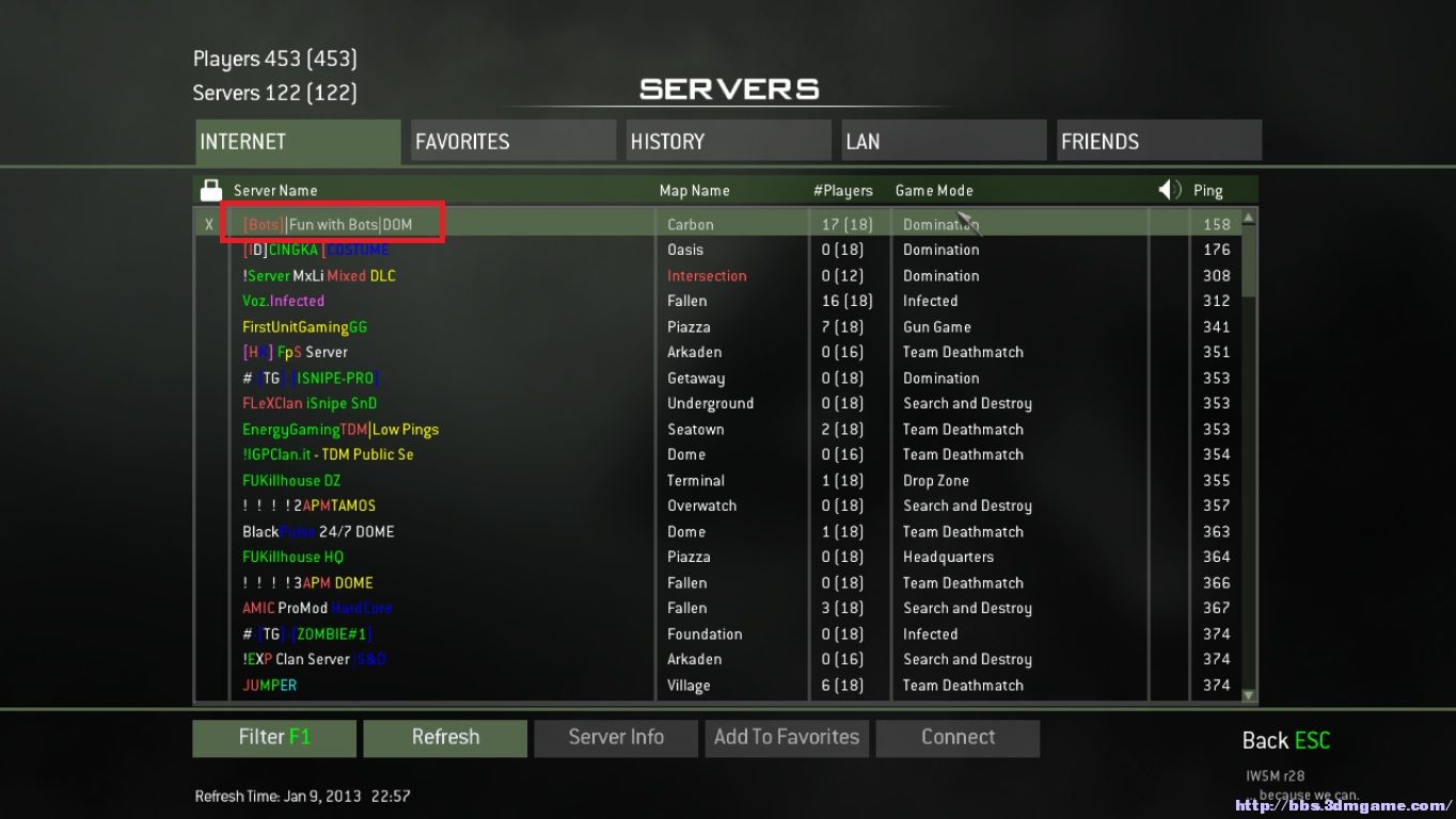 现在cod8有bot啦？(⊙o⊙)？ - 《使命召唤8：现代战争3》 - 3DMGAME论坛 - Powered by Discuz!