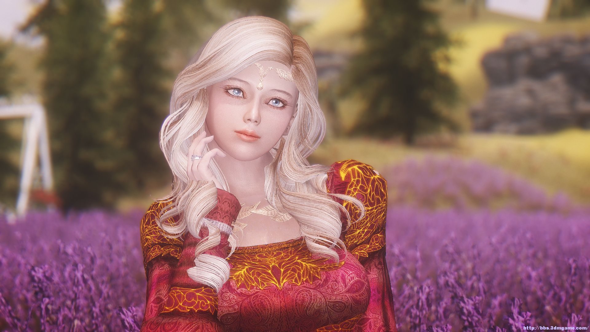 艾娃个人秀（之前捏脸版本）——————薰衣草庄园之二——————欧美风格——————78p————————喜欢的顶一下！！ - 《上古卷轴5：天际》历史资源区 - 3DMGAME论坛 ...
