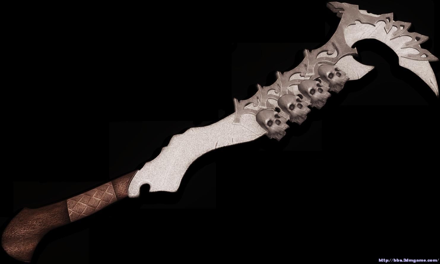 Ripper Sword by Newermind43【有头骨有牙齿】【咔咔咔~】 - 《上古卷轴5：天际》历史资源区 - 3DMGAME论坛 ...