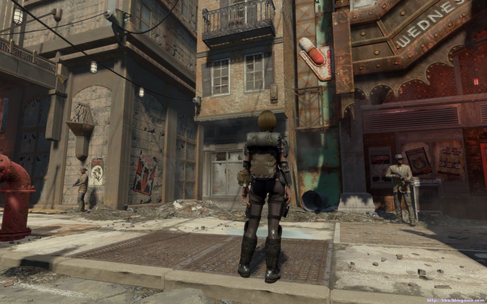 晒图，目前CBBE身形下比较性感的混搭套装分享~~~ - 《辐射4》 - 3DMGAME论坛 - Powered by Discuz!