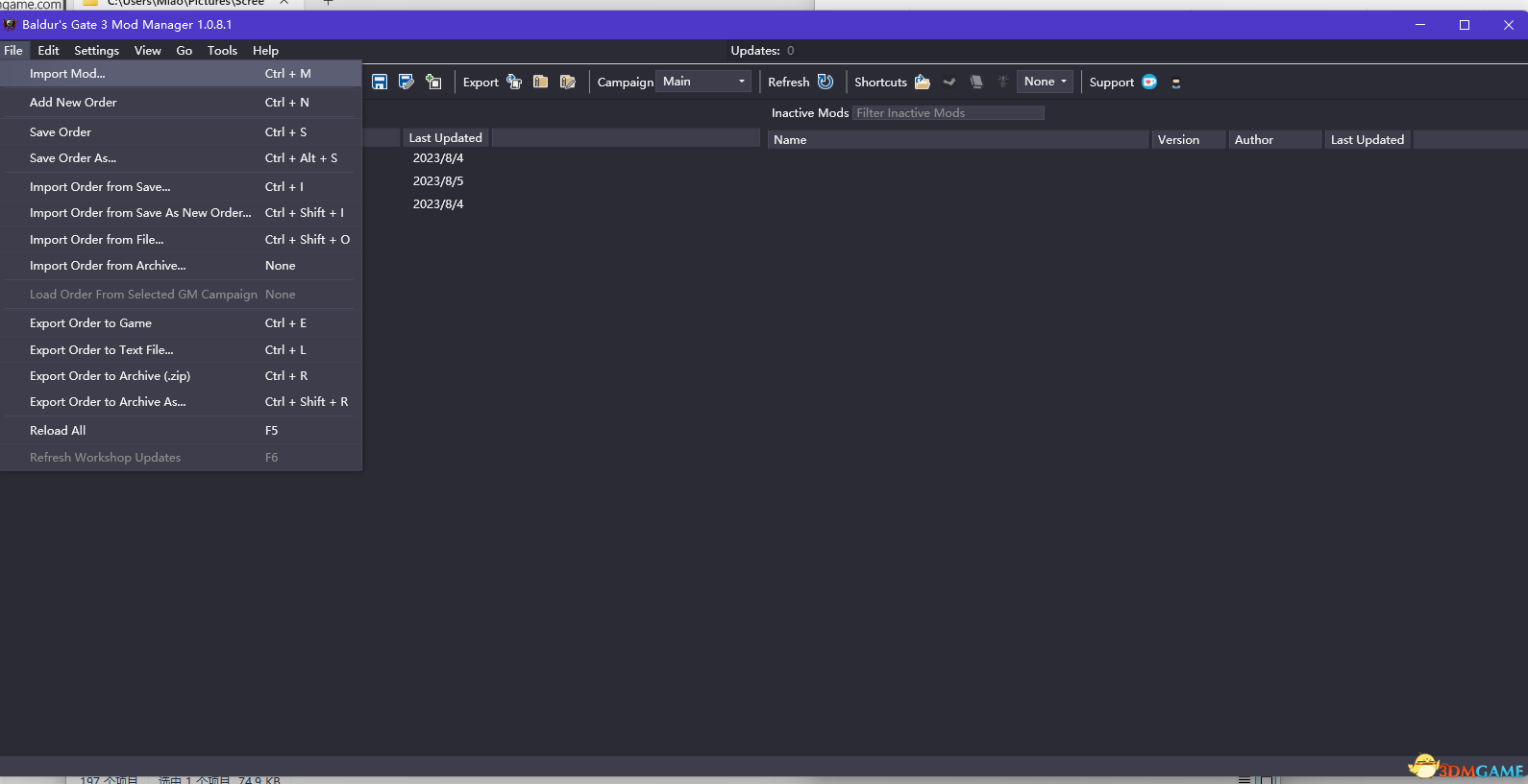 博德之门3|MOD管理器 - SWITCH618游戏公益分享